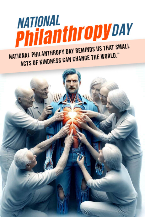 National philanthropy Day Template | PosterMyWall