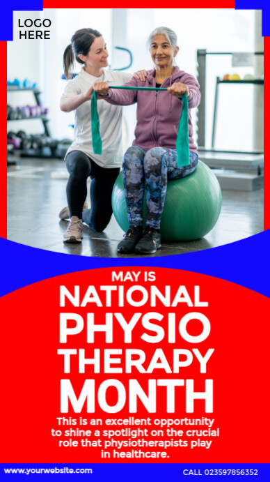National Physiotherapy Month Template | PosterMyWall