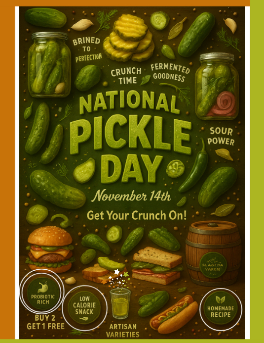 National Pickle Day Template | PosterMyWall