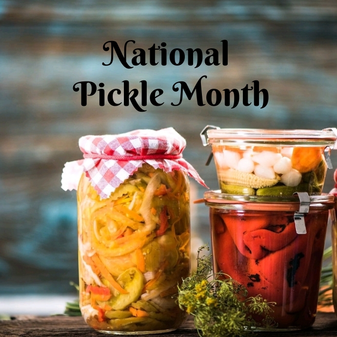 National Pickle month Instagram post Template | PosterMyWall