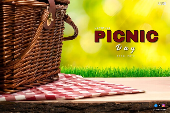 NATIONAL PICNIC DAY TEMPLATE | PosterMyWall