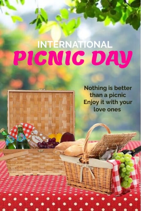 National picnic day video Template | PosterMyWall