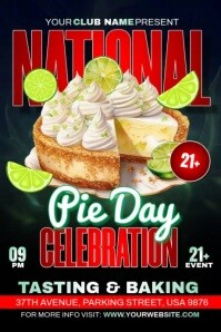 Pie Day Ads Template | PosterMyWall