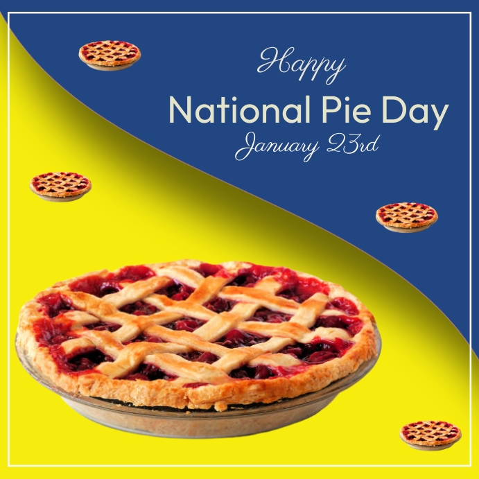 national pie day Template | PosterMyWall