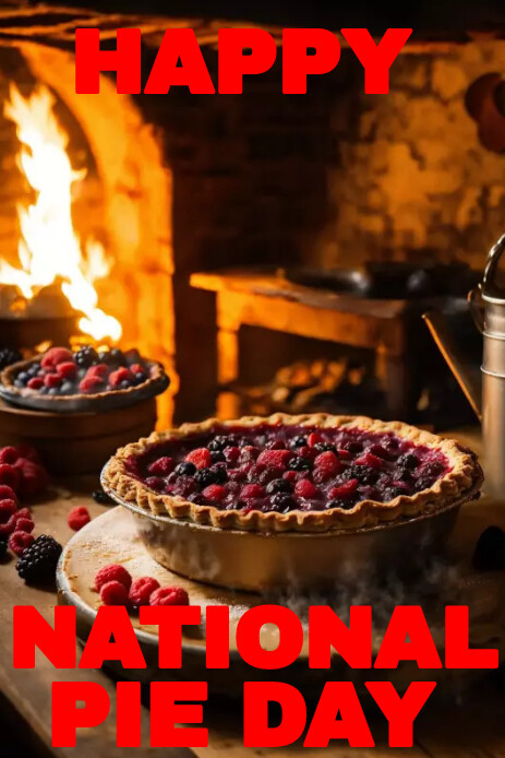 National pie day template | PosterMyWall