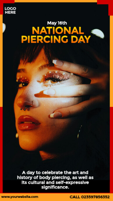 National Piercing Day Template | PosterMyWall