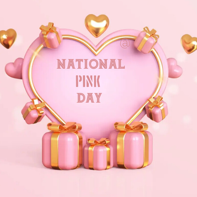 National pink day Template | PosterMyWall