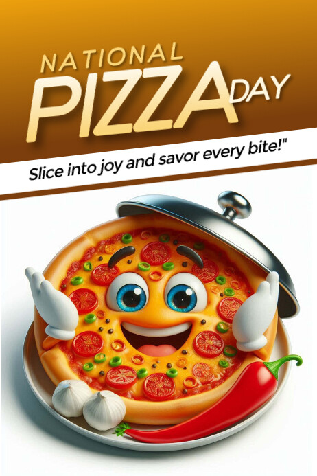 national pizza day Template | PosterMyWall
