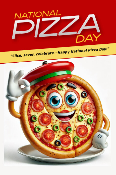 Copy of National Pizza day | PosterMyWall