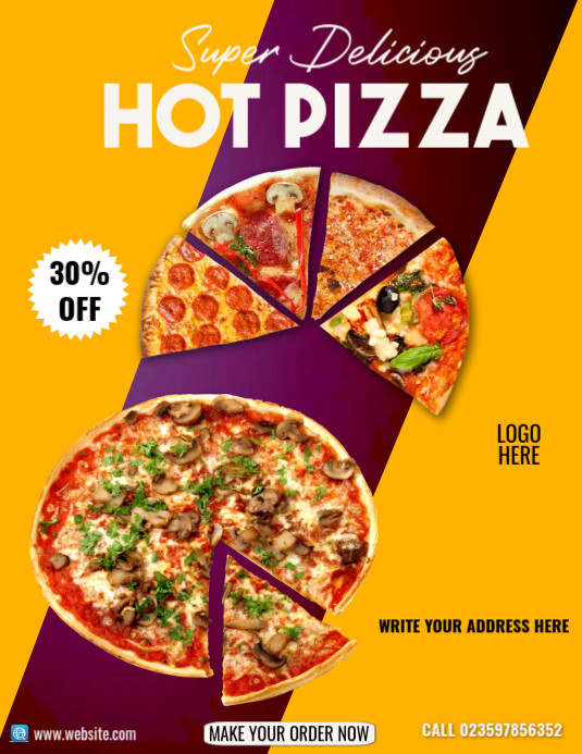national pizza day Template | PosterMyWall