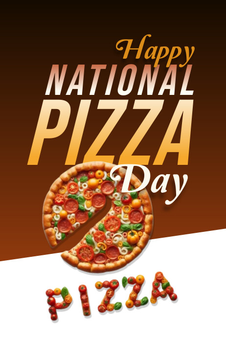 National pizza day Template | PosterMyWall