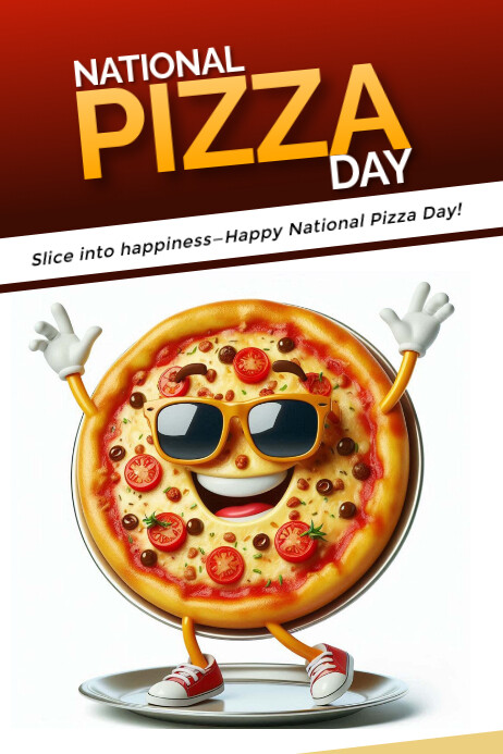 national pizza day Template | PosterMyWall