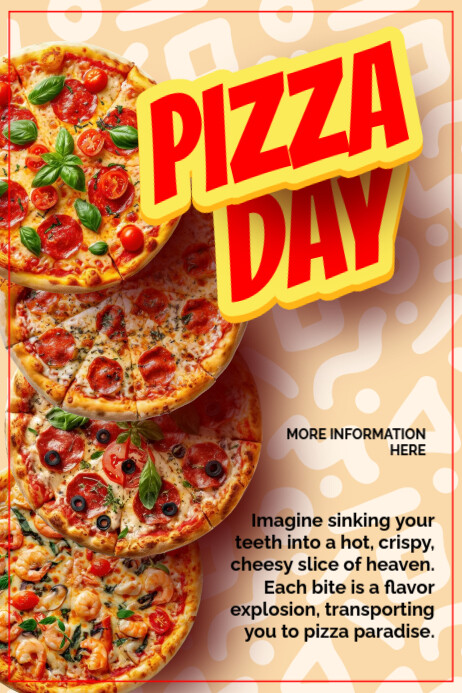National Pizza Day Poster Template | PosterMyWall