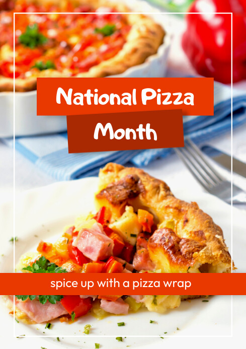 Copy of National Pizza Month | PosterMyWall