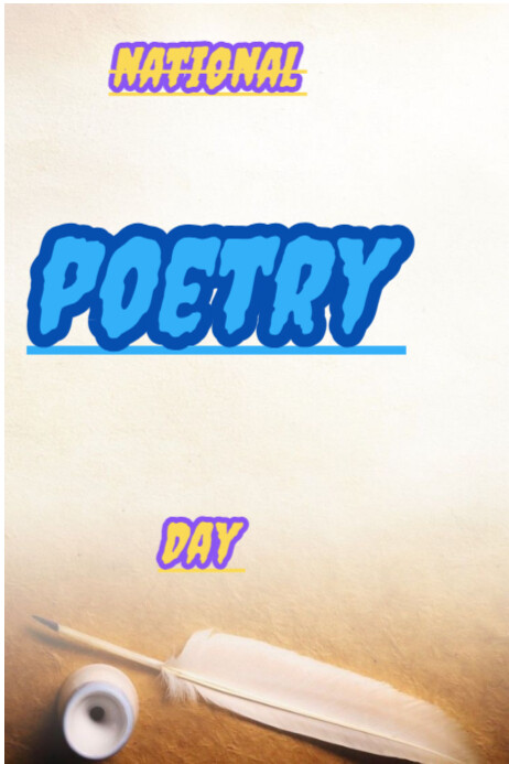 National poetry day Template | PosterMyWall