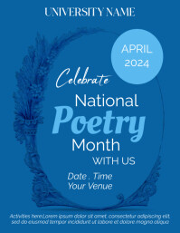 National Poetry Month Template | PosterMyWall