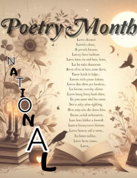 National poetry month Template | PosterMyWall