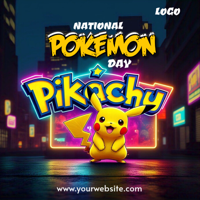 Copy of National Pokemon Day Instagram Post | PosterMyWall