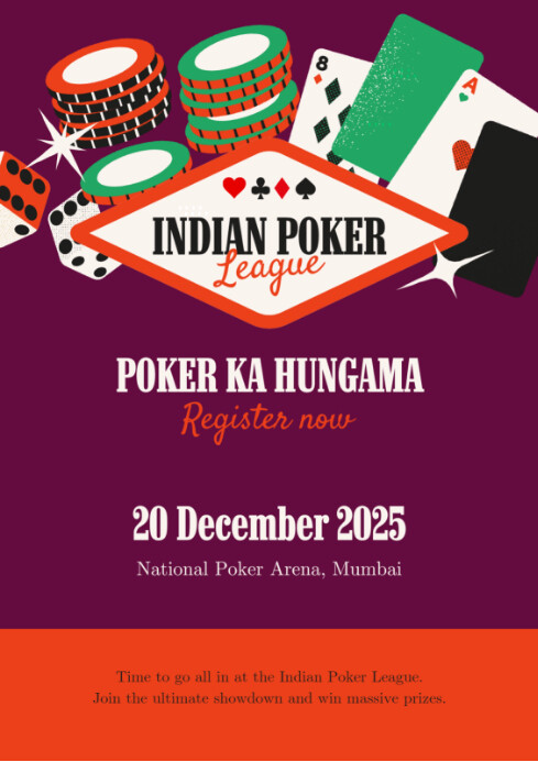 National poker Day Template | PosterMyWall