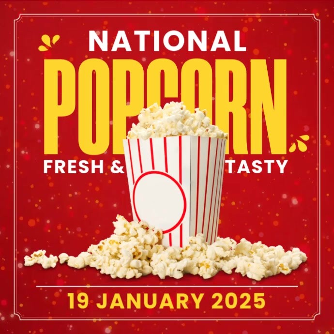 National Popcorn Day Ads Template | PosterMyWall