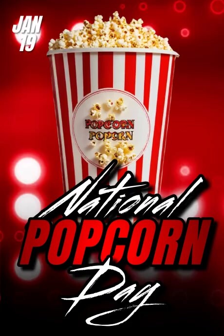National Popcorn Day Celebration Template | PosterMyWall