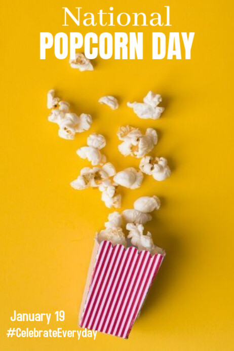 Copy of National Popcorn Day Poster | PosterMyWall