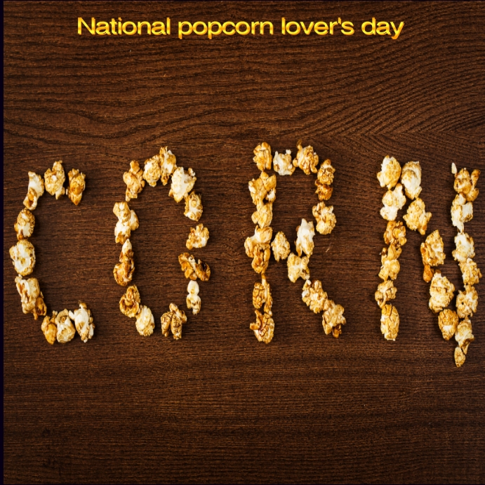 National popcorn lover's day Template | PosterMyWall