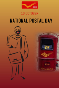 NATIONAL POSTAL DAY Template | PosterMyWall