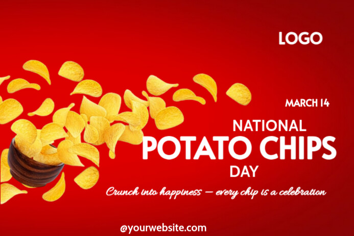 National Potato Chips Day Template Poster | PosterMyWall