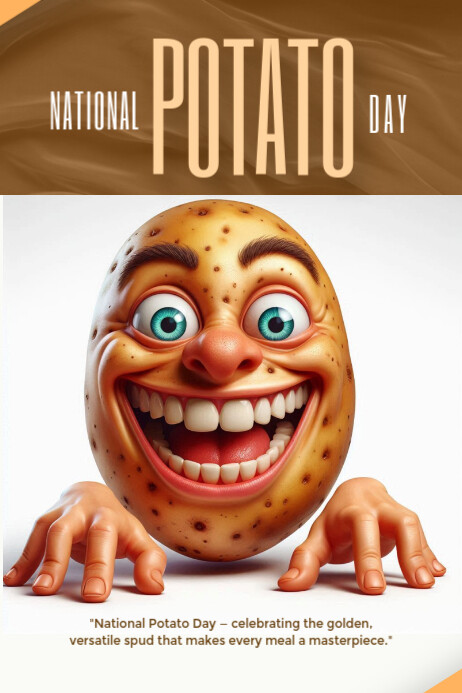 National potato day Template | PosterMyWall
