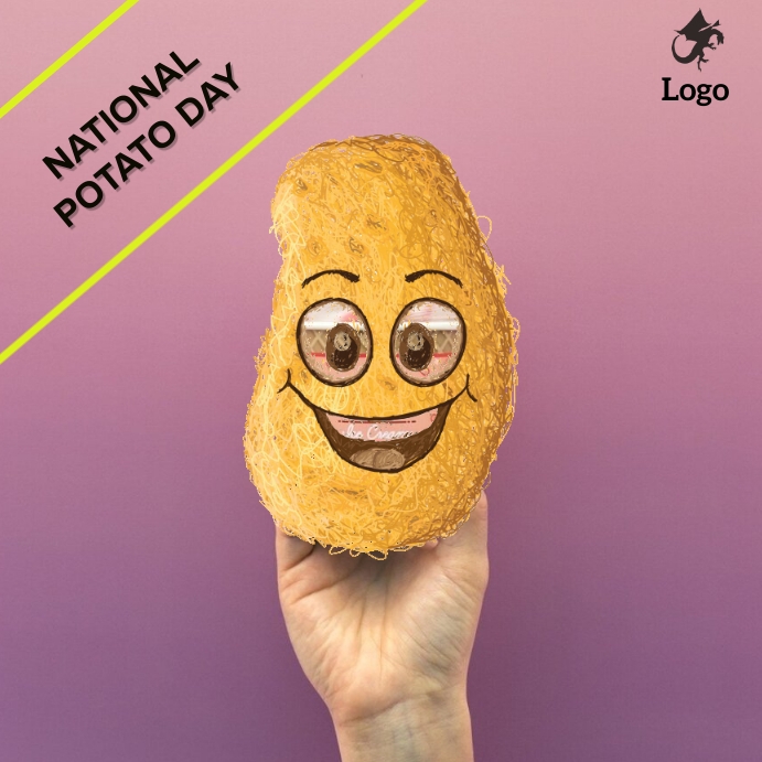 NATIONAL POTATO DAY Template | PosterMyWall