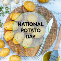 NATIONAL POTATO DAY Template | PosterMyWall