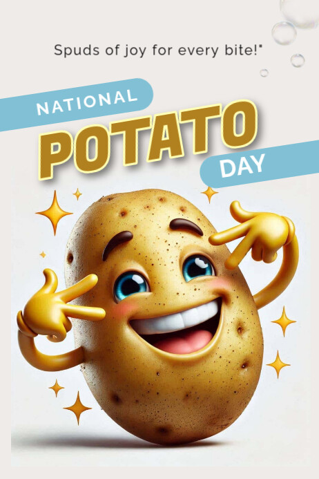 Copy of National potato day | PosterMyWall
