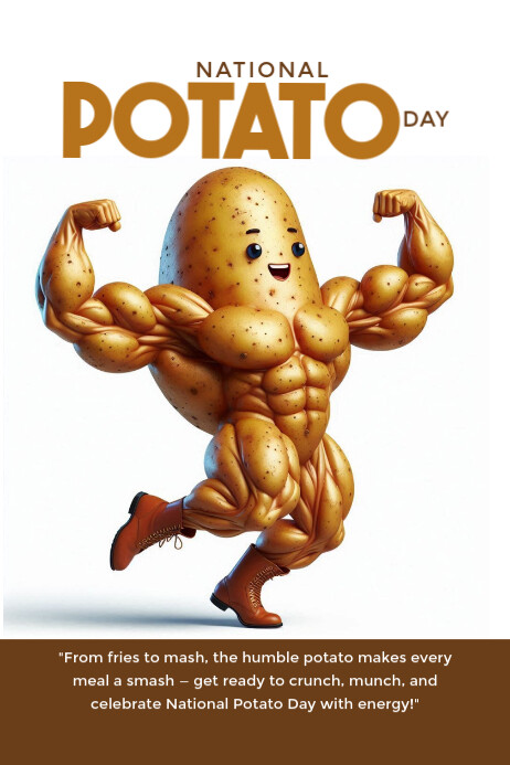 National potato day Template | PosterMyWall