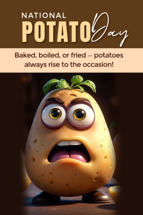 Copy of National potato day | PosterMyWall