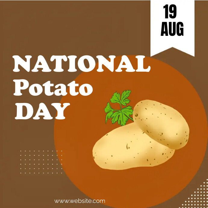 Copy of National Potato day flyer | PosterMyWall