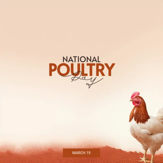National Poultry Day template | PosterMyWall