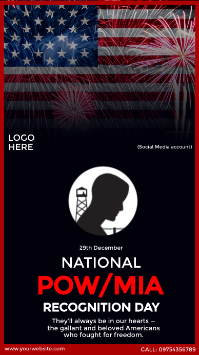 Copy of National POW/MIA Recognition Day | PosterMyWall
