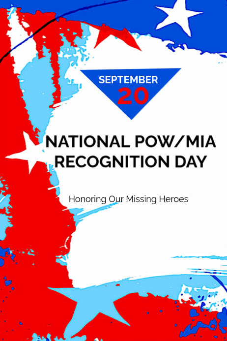 National POW/ MIA Recognition Day Template | PosterMyWall