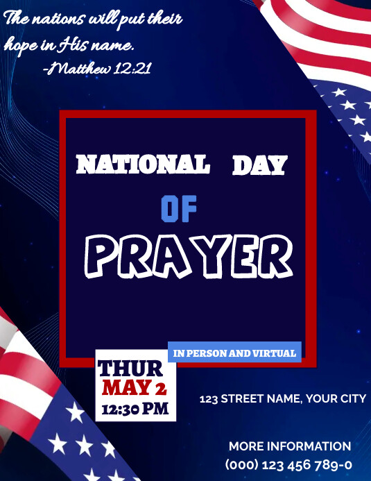 National prayer day Template | PosterMyWall