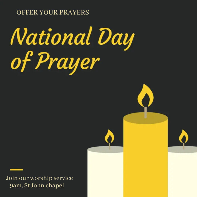 National prayer day flyer/teplate Template | PosterMyWall