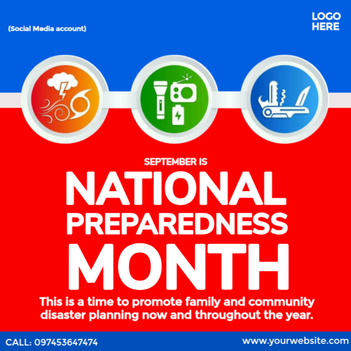Copy of National Preparedness Month Design | PosterMyWall