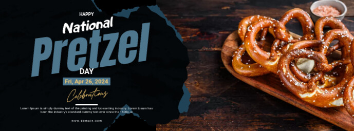 National Pretzel Day Template | PosterMyWall