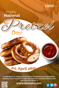 National Pretzel Day Template | PosterMyWall