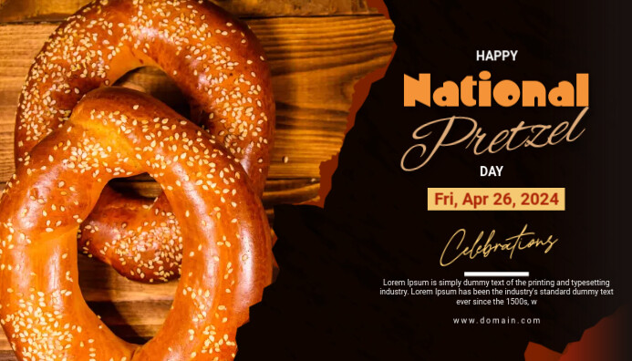 Plantilla de National Pretzel Day | PosterMyWall