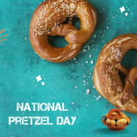 Pretzel Day Flyer Template | PosterMyWall