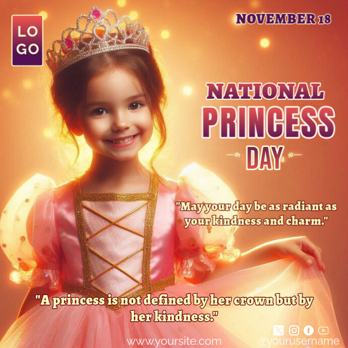 National Princess Day Template | PosterMyWall