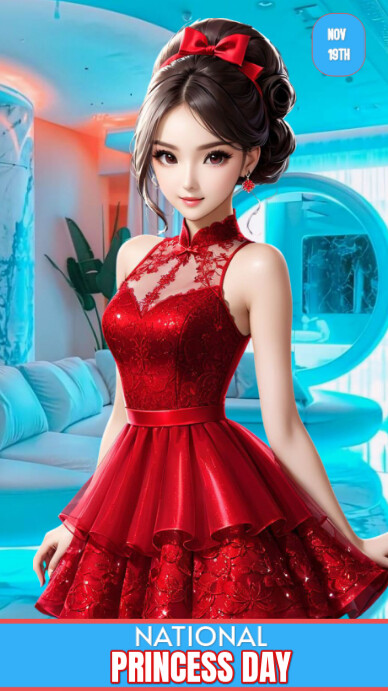 National princess day flyer Template | PosterMyWall