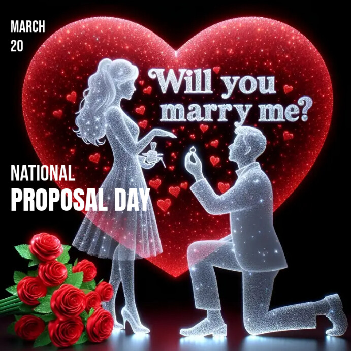 National Proposal Day Template | PosterMyWall