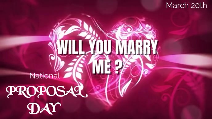 National proposal day Template | PosterMyWall